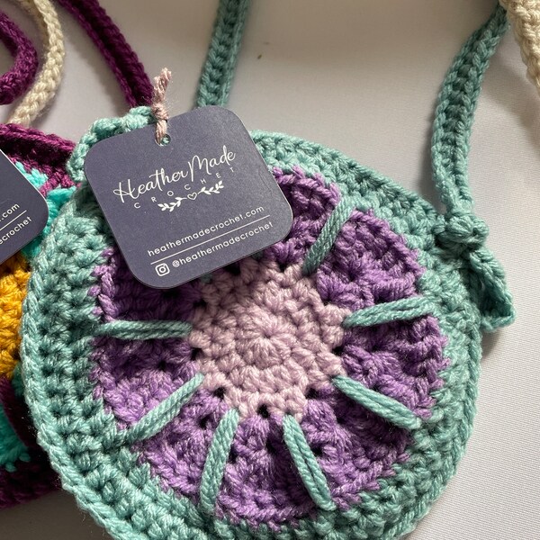 Reagan Bitty Bag Pattern Crochet Toddler Bag Pattern Children's Bag ...