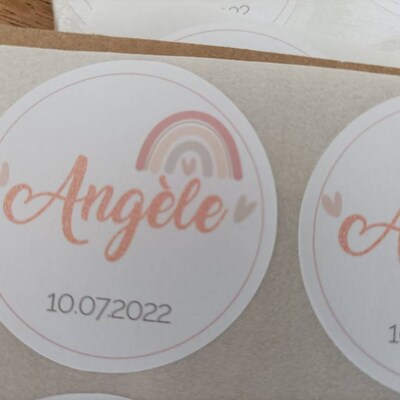 Etiquettes autocollantes personnalisées, étiquettes adhésives, stickers ...