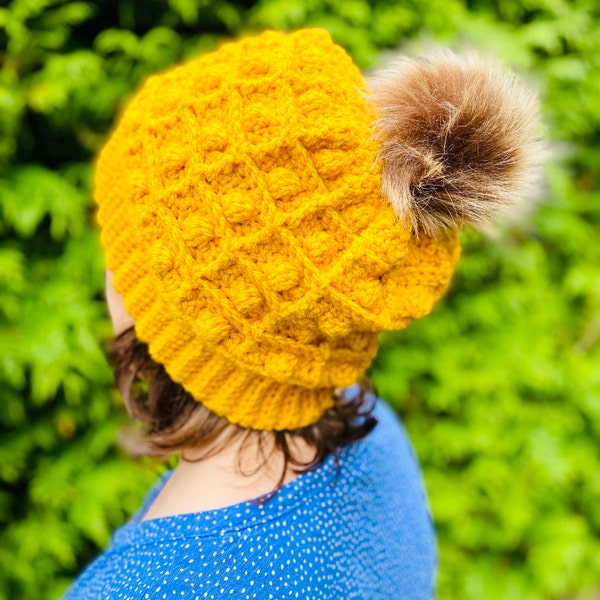 CROCHET PATTERN, the Marin Crochet Beanie Pattern, Crochet Hat Pattern ...