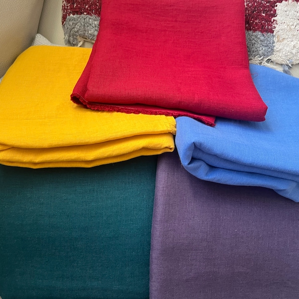 Teal Linen Fabric. Dark Teal Linen Fabric by the Yard. Teal Linen ...