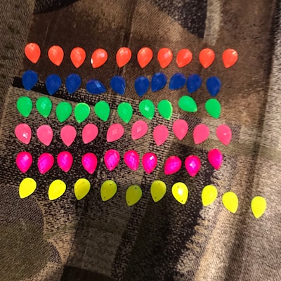 Neon Stones, Fluorescent Color Resin Rhinestones, Pink Sew on Colorful ...
