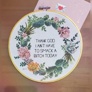 What the Fucculent Cross Stitch Pattern, Succulent Wreath, Cactus ...