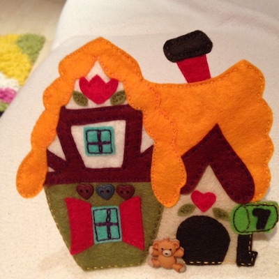 FAIRY Tale MATCHBOX Cottage Snow White Felt Playset PDF Pattern 7 ...