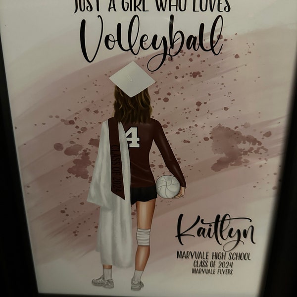 Volleyball Grad Gift, Volleyball Player Gifts, Volleyball Player ...