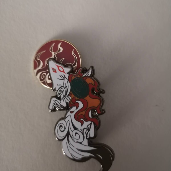 Okami Enamel Pin - Etsy