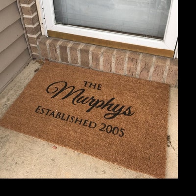Custom Door Mat, Personalized Doormat, Door Mat, Doormat, Housewarming ...