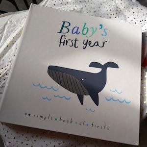 Camper Baby Book Baby Boy or Girl Memory Book Camping Theme Outdoors ...