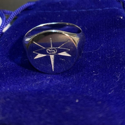 Chaos Magic Ellis Sigil Ring With Alchemy Symbols Witchcraft Amulet ...