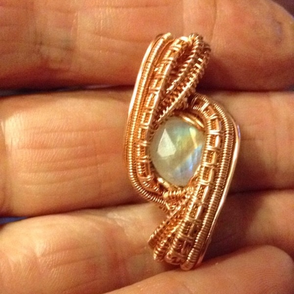 Wire Wrap Tutorial, DIY Wire Wrapping, Double Bail Heady Flow Pendant ...