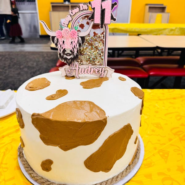 Rainbow Cheetah Print Cake Topper, Rainbow Cheetah Pastel Colors,animal ...