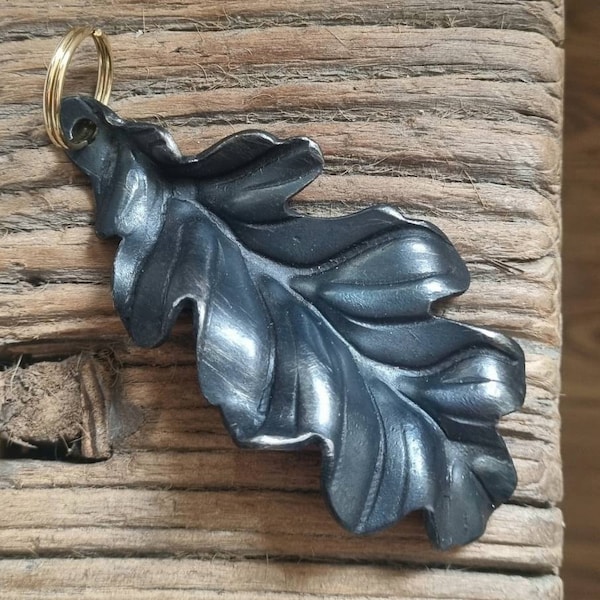 Hand Forged Oak Leaf Shelf Brackets - Etsy