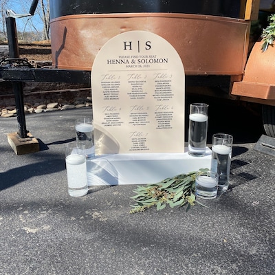 Wedding Sign Base Acrylic Sign Stand Event Sign Base Stand Welcome Sign ...