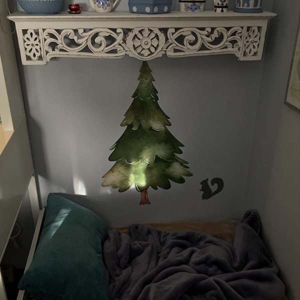 Christmas Elf Door Decal Elf Prop Wall Decal Set Reusable Fairy Door ...