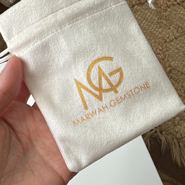 100pcs Flannel Velvet Jewelry Bag Drawstring Bag Packaging Bag Chic ...