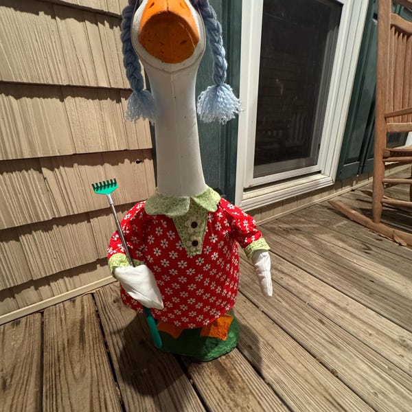 Goose Clothes Pattern for SHIRT DRESS & Poseable Wings - Etsy