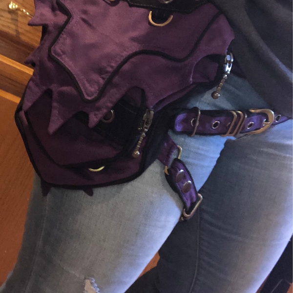 Wizard Hip Belt - With Removable Device Pocket, Pocket Waist Leg Bag - Etsy
