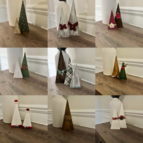 Wood Trees, Craft Trees, DIY Trees, Christmas Tree, Tree Shapes, Tree ...