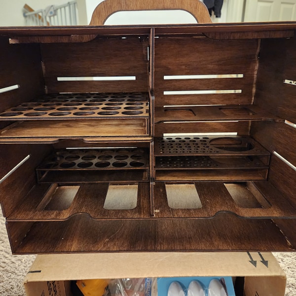 Beast Portable Paint Station, Modular Shelves & Storage Compatible With ...