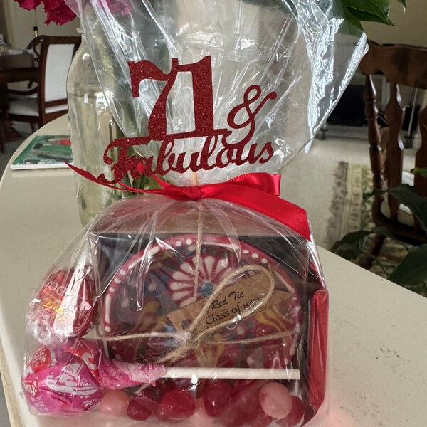 ANY NUMBER 71st Birthday Cupcake Toppers 2 Inches Tall Adult Party ...