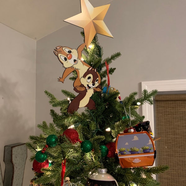 Chip N Dale Balancing Act Ornament / Tree Topper - Etsy