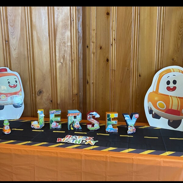 Go Go Cory Carson 3D Letters/go Go Cory Carson Party Decorations/go ...