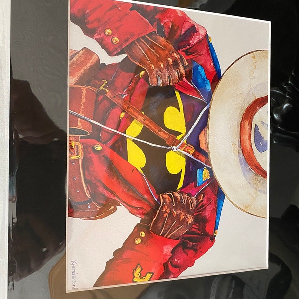 Rcmp Print: "a Hero V" Watercolor Limited Edition Prints of a Female ...