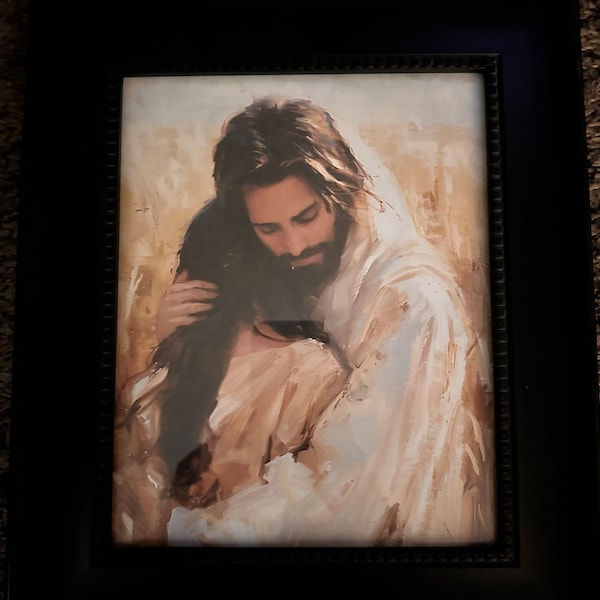 Healing Embrace | Digital Download | Jesus Embracing Woman | Christian ...