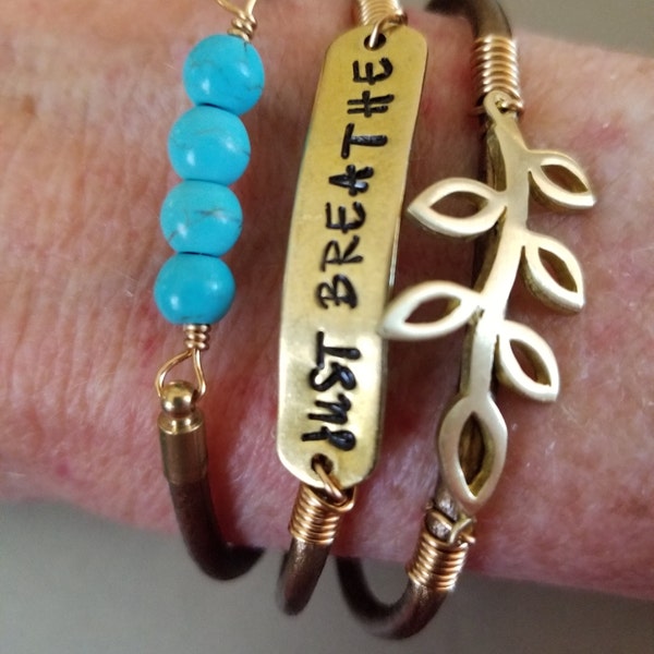 Adventure Awaits Ring, Stacked Rings, Adventure Ring, 5mm Band, Silver ...