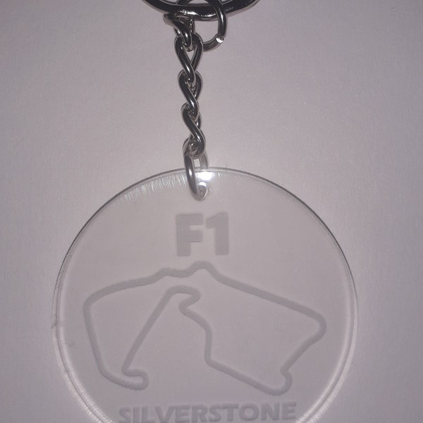 Race Circuit Keyring, Race Track Keychain, F1 Keyring, Motorsport Gift ...