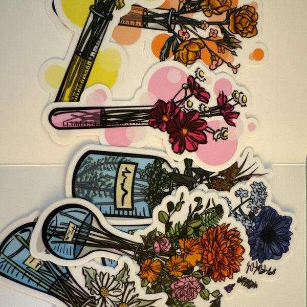 Test Tube Sticker, Science Sticker, Chemistry Sticker, Holographic ...