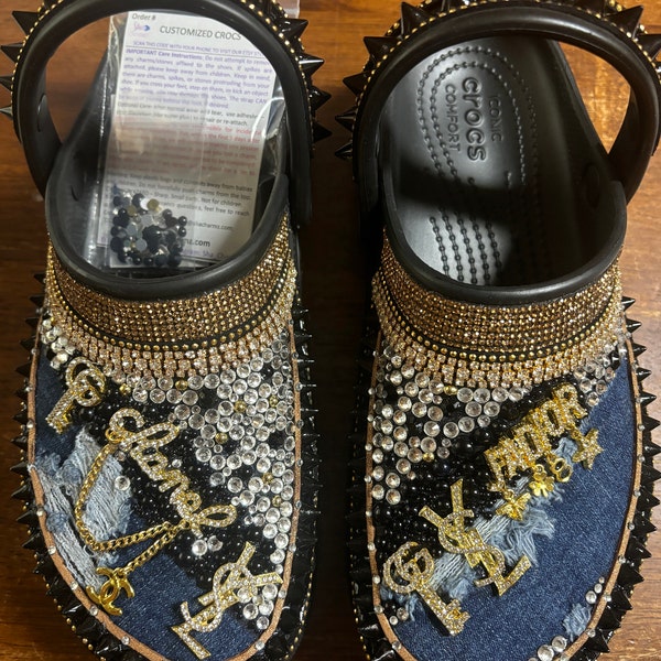 Custom Bling Kids Girls Clogs - Various Colors and Styles - Etsy