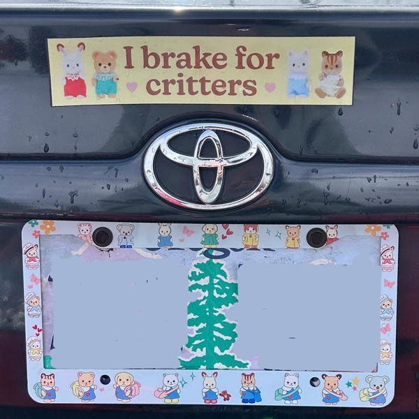 Baby Critters License Plate Frame - Etsy