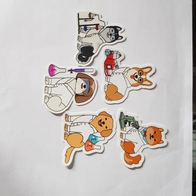 RAMEN CELL Vinyl Sticker Science Biology STEM Molecular Food Sciart ...