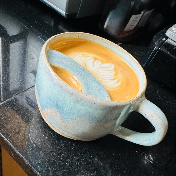 Pink Hue Swirl Handmade Ceramic Mug (wheel Thrown)| Pink Handmade Mug ...