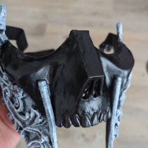 Higgs death Stranding Resin Half-face Golden Skull Mask - Etsy