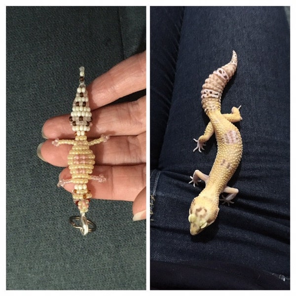TUTORIAL Bead Leopard Gecko - Etsy