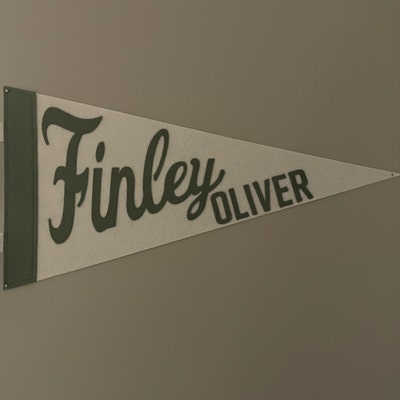 Custom Pennant Flag Personalized Mini Pennant Name Sign Baby Shower ...