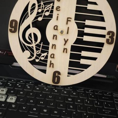 Tree of Life Olive Svg Dxf Files Tree Pattern Clock Design Drawing Cut ...