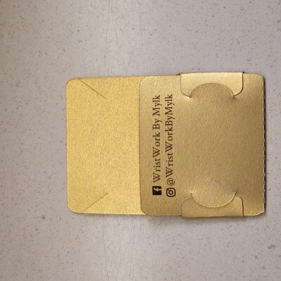 Customized Pocket Fold Necklace Cards Holds Chain Jewelry Display Cards ...