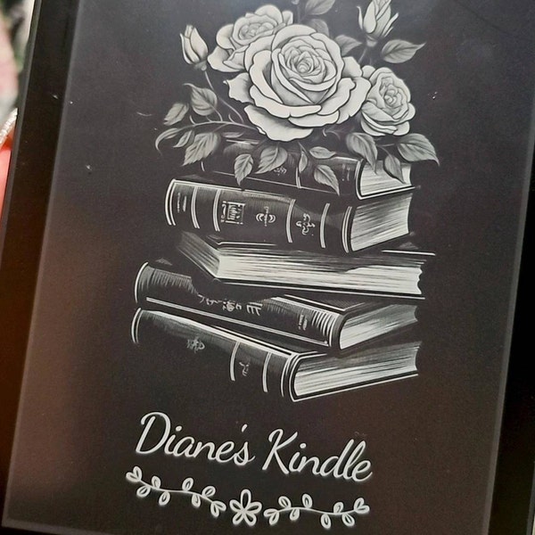 YOUR NAME Personalized Kindle Lock Screen, Wallpaper for Kindle ...
