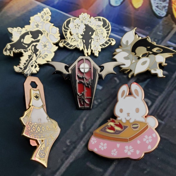 Vampire's Moon [enamel Pin] - Etsy