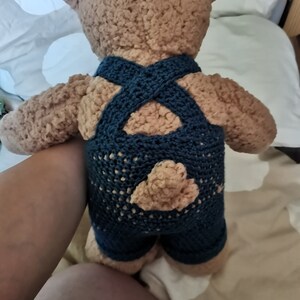 Winnie Overalls Pattern Crochet Pattern Build a Bear Overalls Stuffed ...