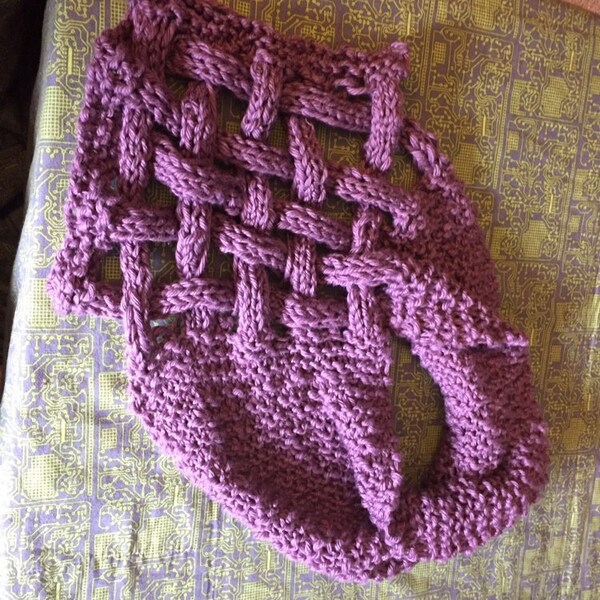 PATTERN: the Celtic - Knit Woven Scarf, Giant Scarf, Chunky Knit Scarf ...