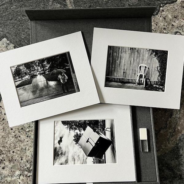 8x10 Linen Photo Box Dark Grey - Etsy