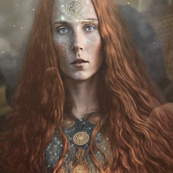 Erzulie Dantor - Voodoo Goddess of Love Wall Art, Voodoo Poster ...