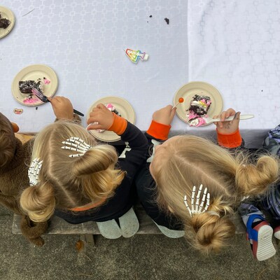 Sherbert Ribbed Knit Knot Pigtail Bows, Orange Pigtail Bows, Summer ...