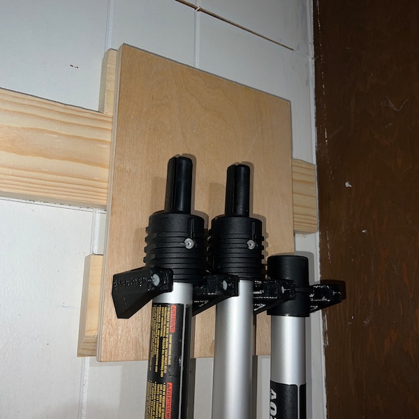 Wall Mount for Dewalt DCPS620 Pole Saw With Optional DCPH820 Hedge ...