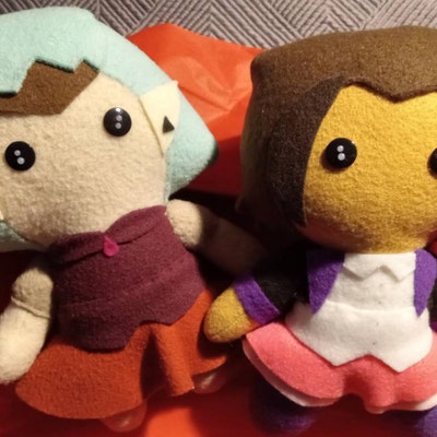 The Owl House Luz Noceda Amity Blight Grom Witch Fleece Plush Dolls - Etsy