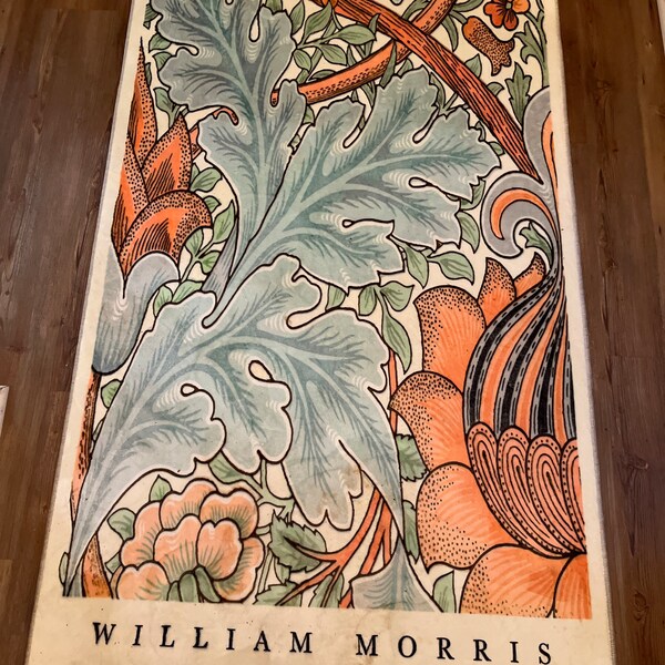 Modern Botanical Sage Green Area Rug, Boho Floral Pattern, Sage Green ...