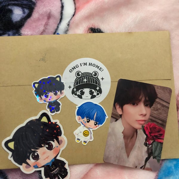 TXT Inspired Yeonjun, Ggum, Yeonjunie, Junie Vinyl Hologram Stickers - Etsy